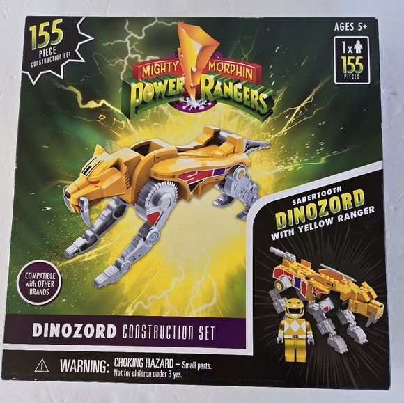 Hasbro | Toys | New Mighty Morphin Power Rangers Yellow Ranger Dinozord ...